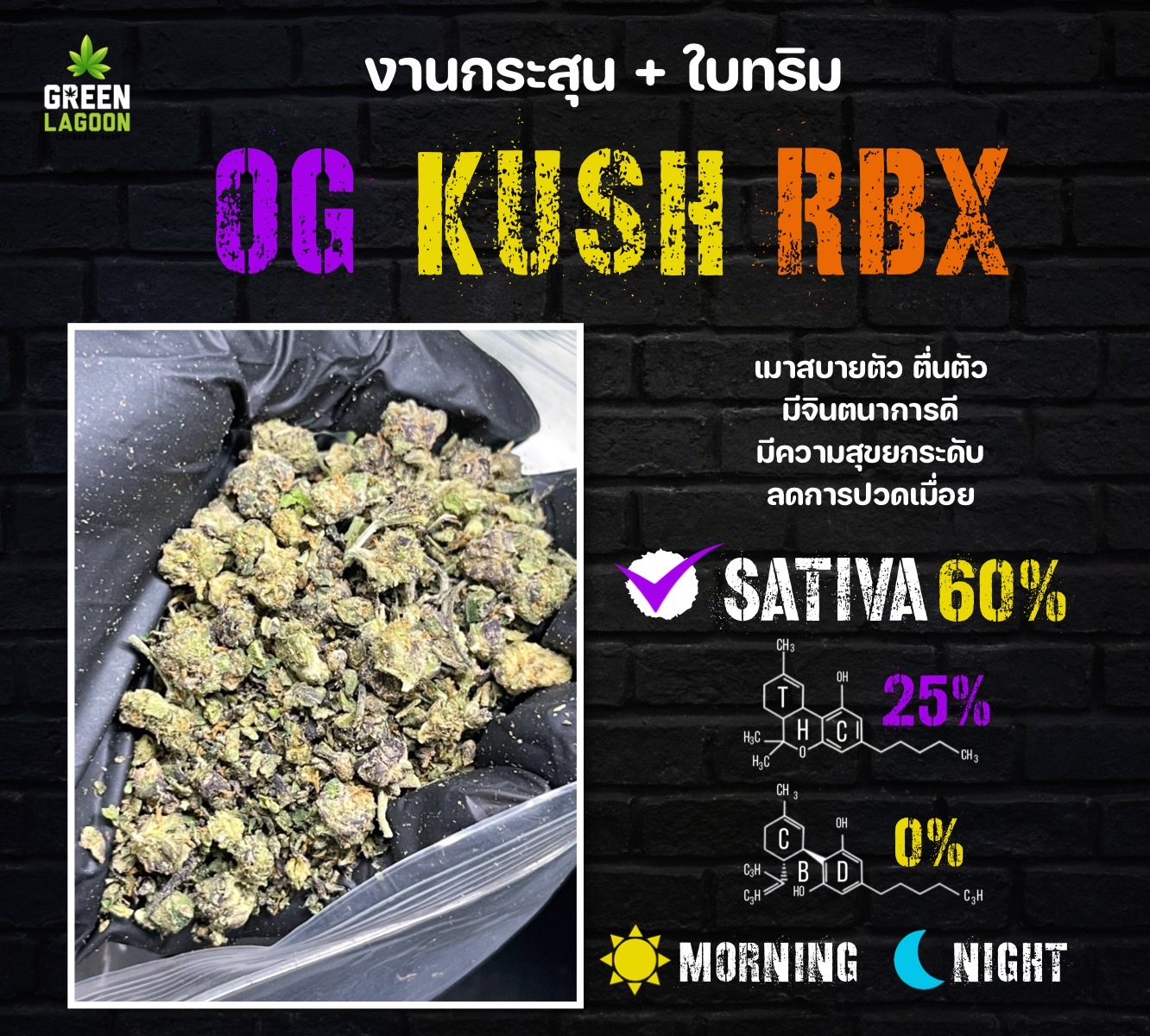 Og kush RBX งานกระสุน+ใบทริม (indoor) - Lagoon Store